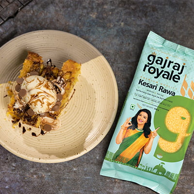 Rawa Cake | Gajraj Royale Kesari Rawa - Gajraj Royale