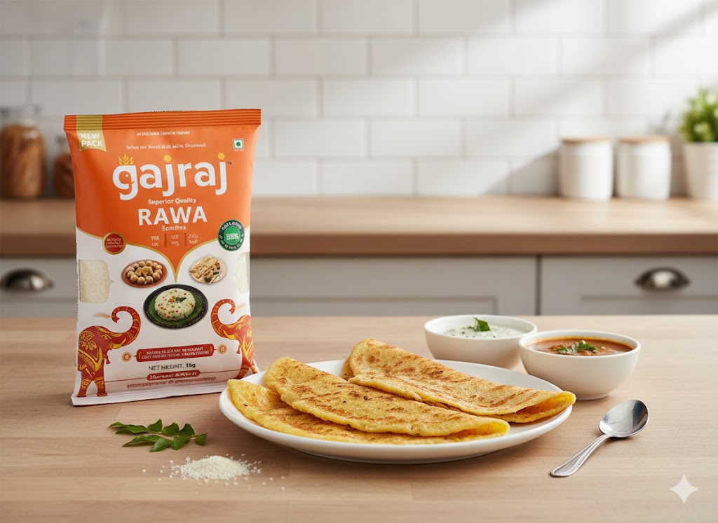 Instant Rava Dosa Recipe | Easy Suji Dosa for a Healthy Breakfast